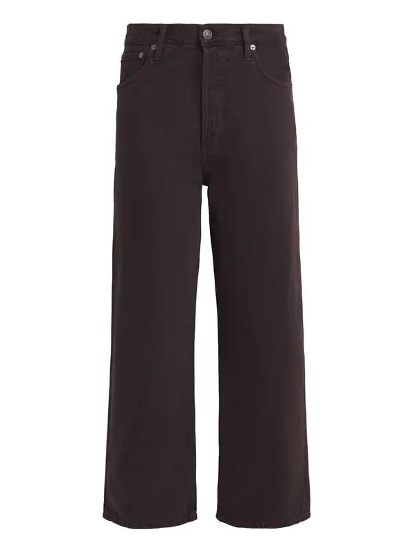 AGOLDE Ren Wide-leg Jeans - Brown
