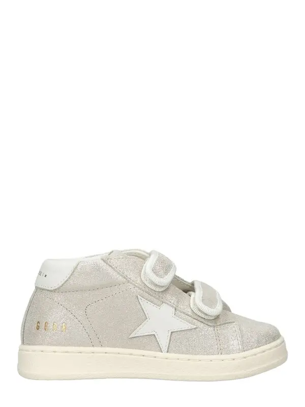 GOLDEN GOOSE Leather June Sneakers - Gold