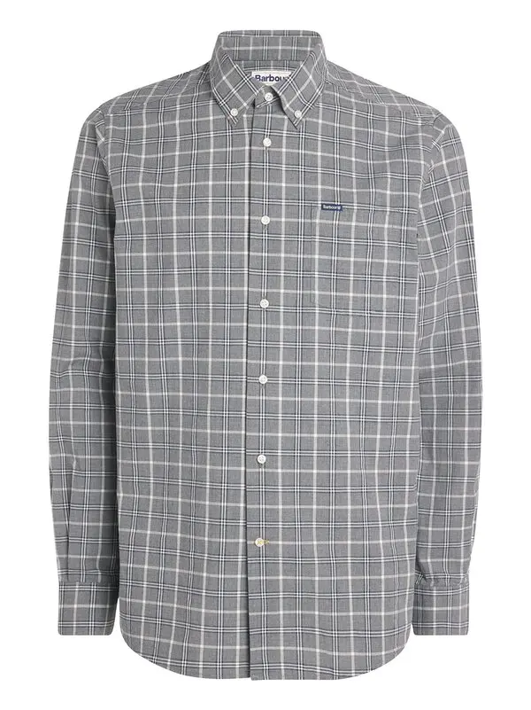 Barbour Cotton Check Bramham Shirt - Grey