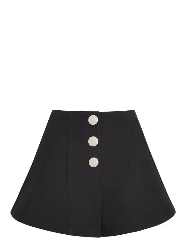 Sandro Flared Shorts - Black