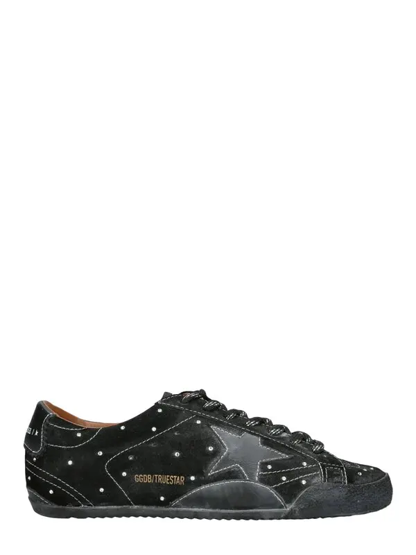 GOLDEN GOOSE True Star Suede Sneakers - Black