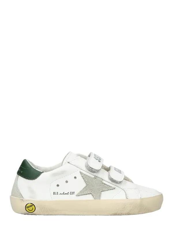 Golden Goose Leather Old School Sneakers - White