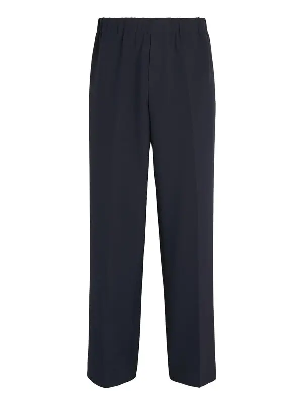 Sandro Wide-leg Tailored Trousers - Blue