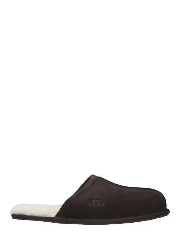 UGG Suede Scuff Slippers - Brown
