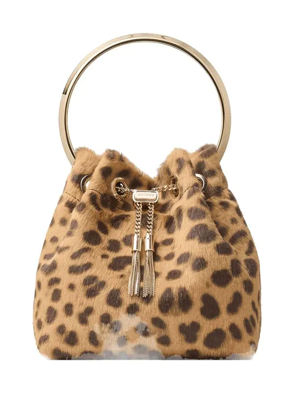 JIMMY CHOO Bon Bon Top-handle Bag - Brown