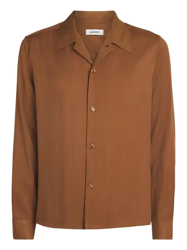 Sandro Long-sleeve Shirt - Brown