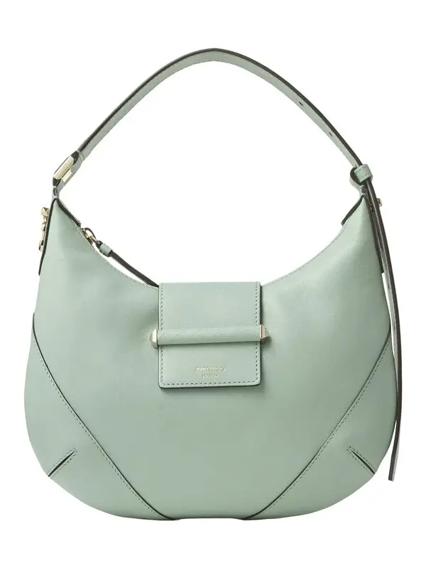 JIMMY CHOO Small Leather Bar Shoulder Bag - Green