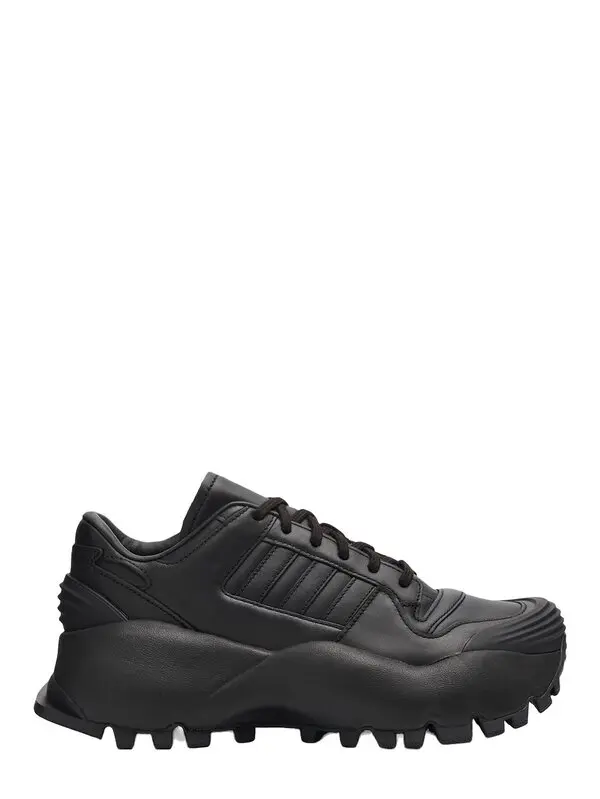 Y3 Chavarria Forum Leather Sneakers - Black