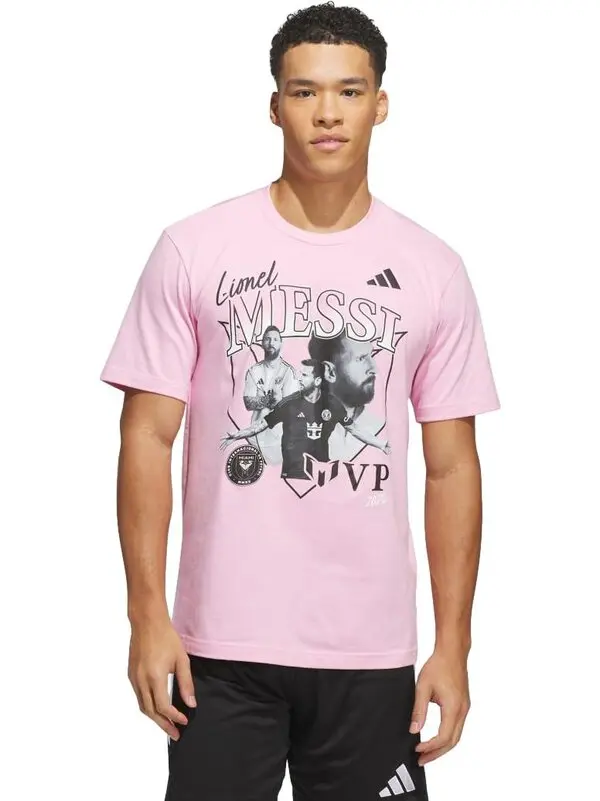 Adidas Messi Mvp Graphic T-shirt - True Pink / Mls-mif-37p