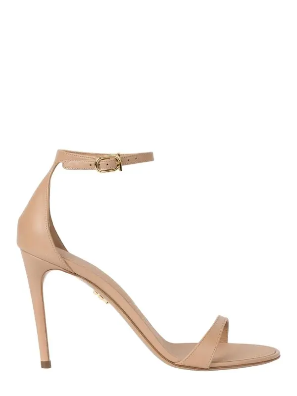 FERRAGAMO Strappy Stiletto Sandal - Beige