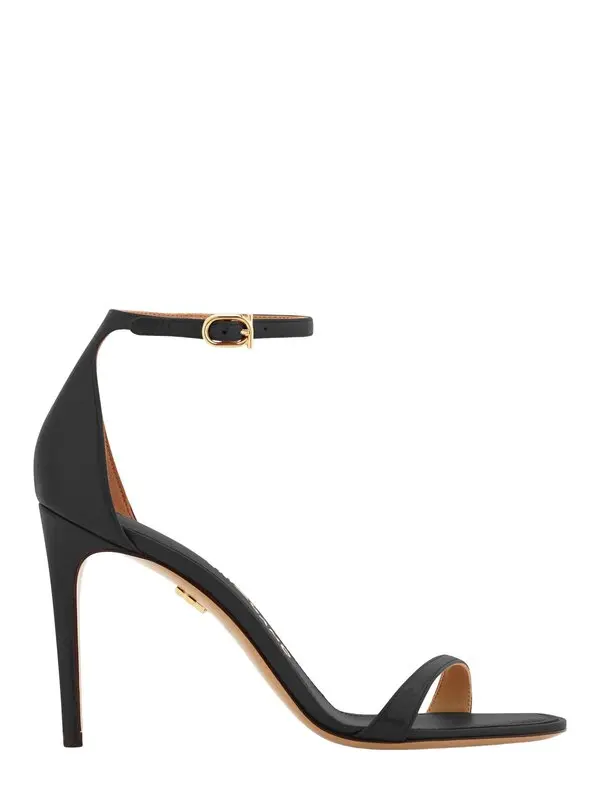 FERRAGAMO Strappy Stiletto Sandal - Black