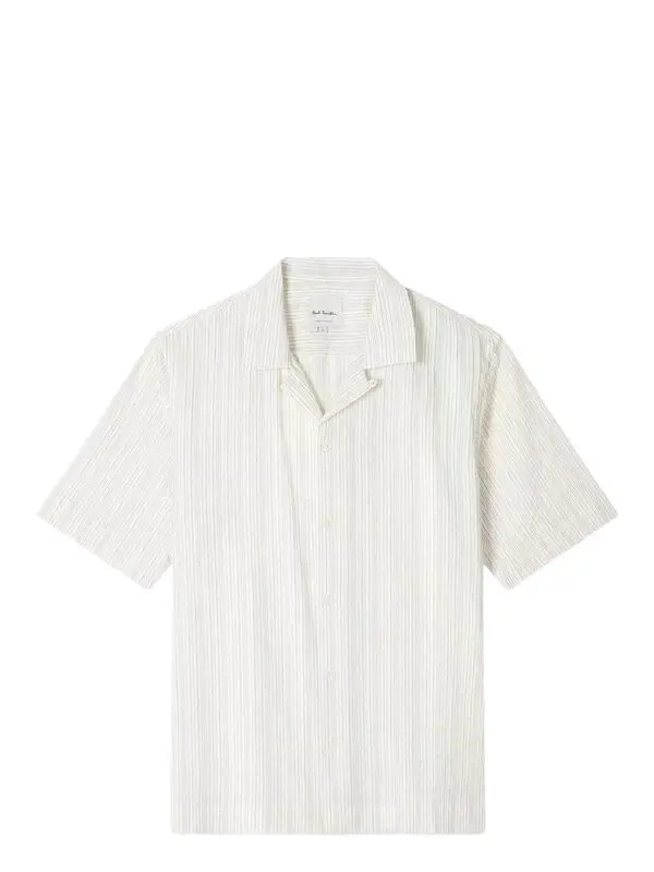 Paul Smith Striped Short-sleeve Shirt - White