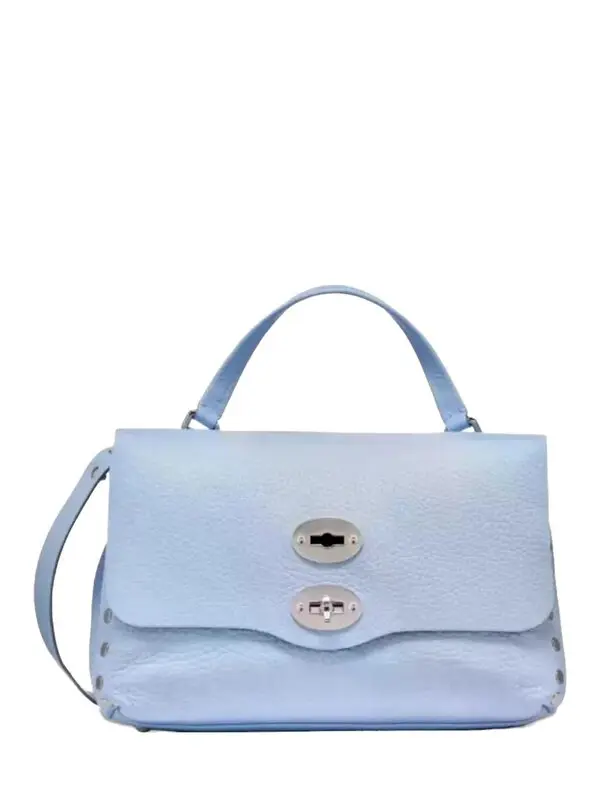 ZANELLATO Postina Leather Crossbody Bag - Blue
