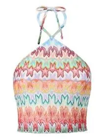 Missoni Viscose Halter Top - Multicoloured 2