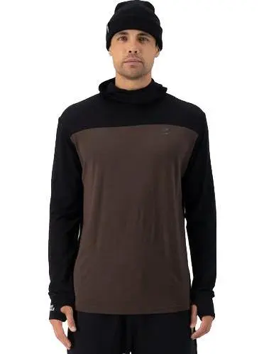 MONS ROYALE Yotei Powder Hoodie - Cedar/black