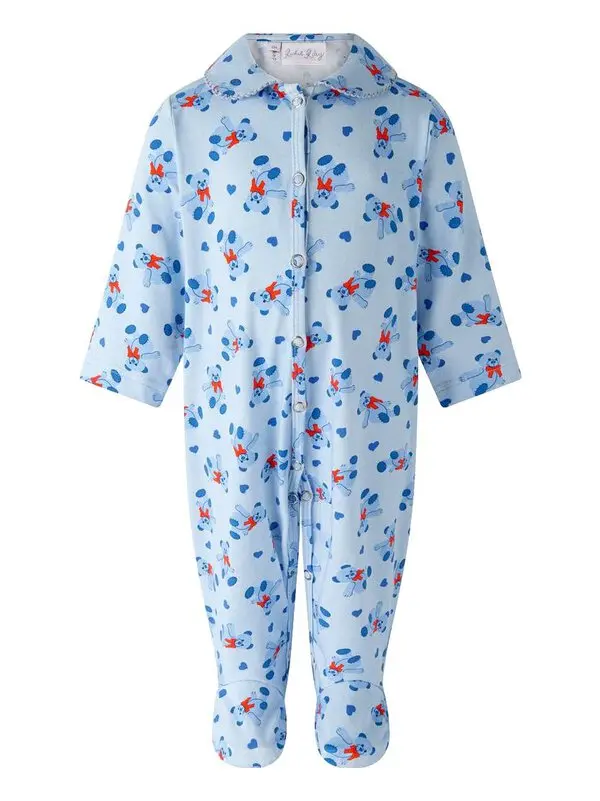 RACHEL RILEY Bear Footie - Blue