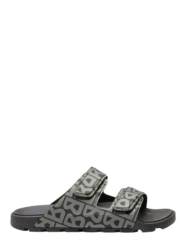 Bogner Logo-print Slides - Grey