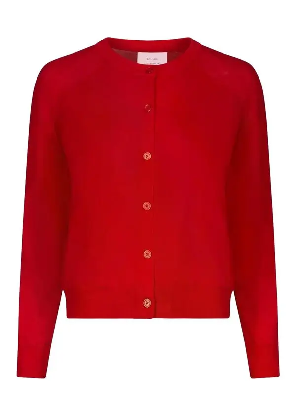 Loulou De Saison Kita Buttoned Cardigan - Red