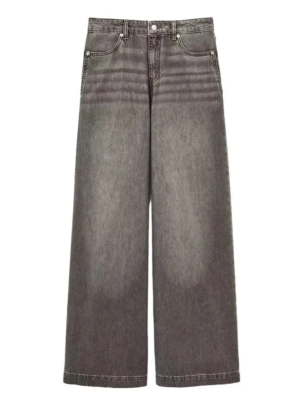 Ba&sh Yusc Wide-leg Trousers - Grey