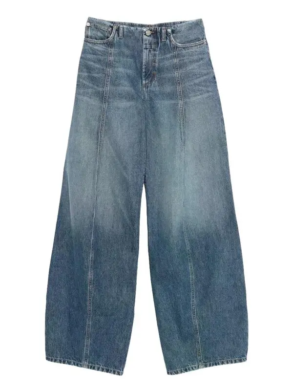Sportmax Dora Wide Leg Jeans - Blue