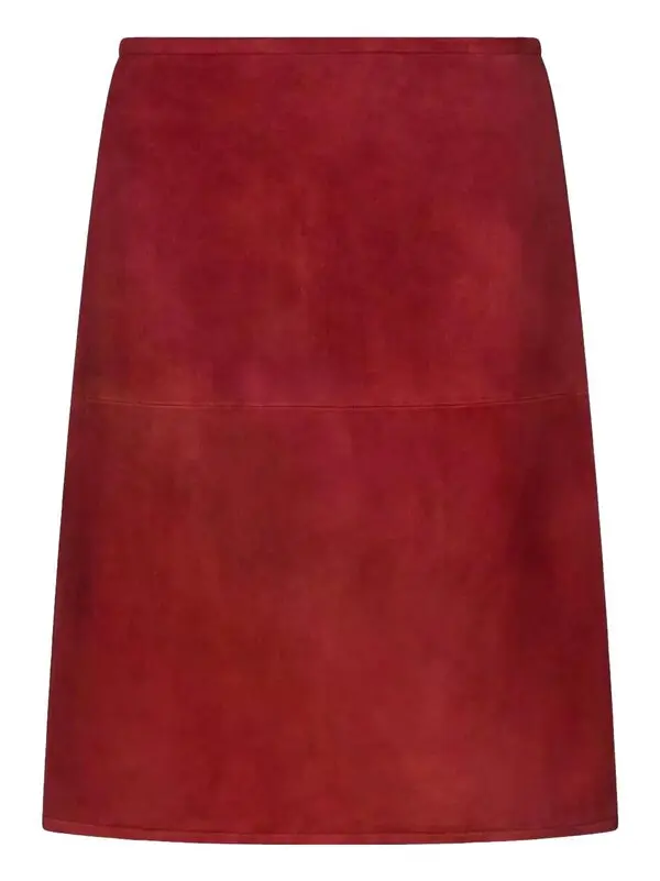 Loulou De Saison Engel Vent Mini Skirt - Red