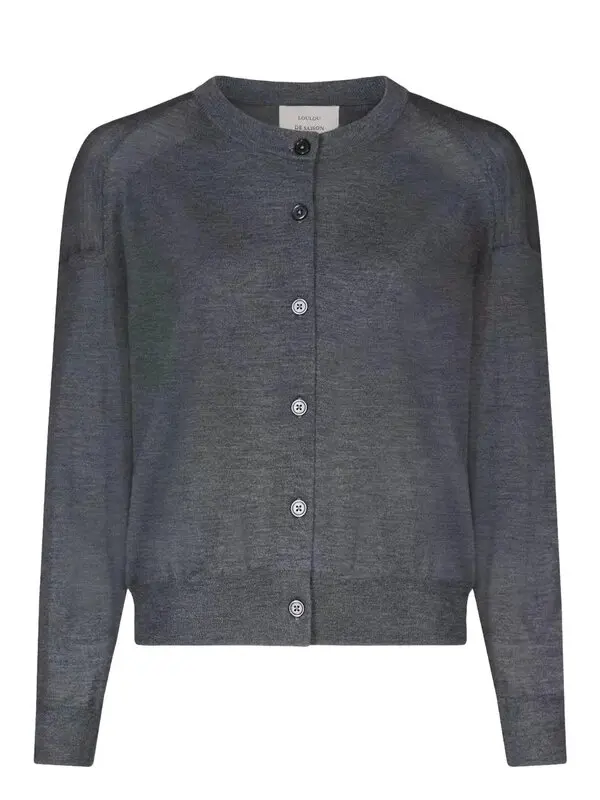 Loulou De Saison Kita Buttoned Cardigan - Grey