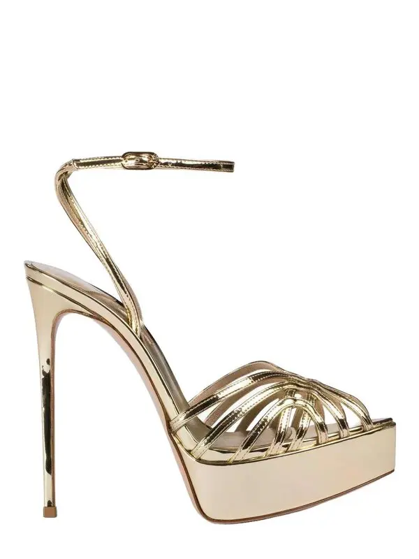 LE SILLA Platform-heel Sandals - Gold