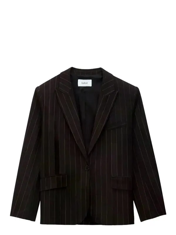Ba&sh Hocee Pinstripe Blazer - Brown