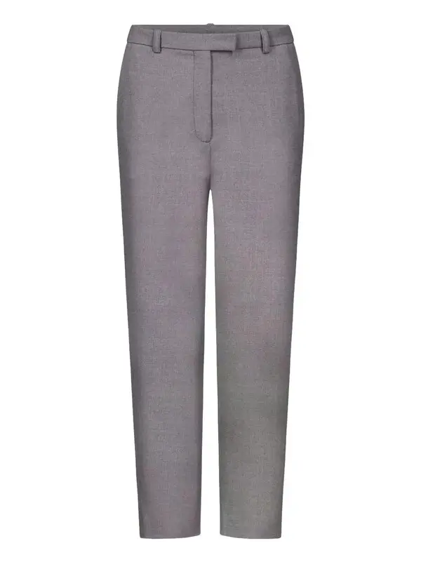 Loulou De Saison Carlo Belt Loops Trousers - Grey