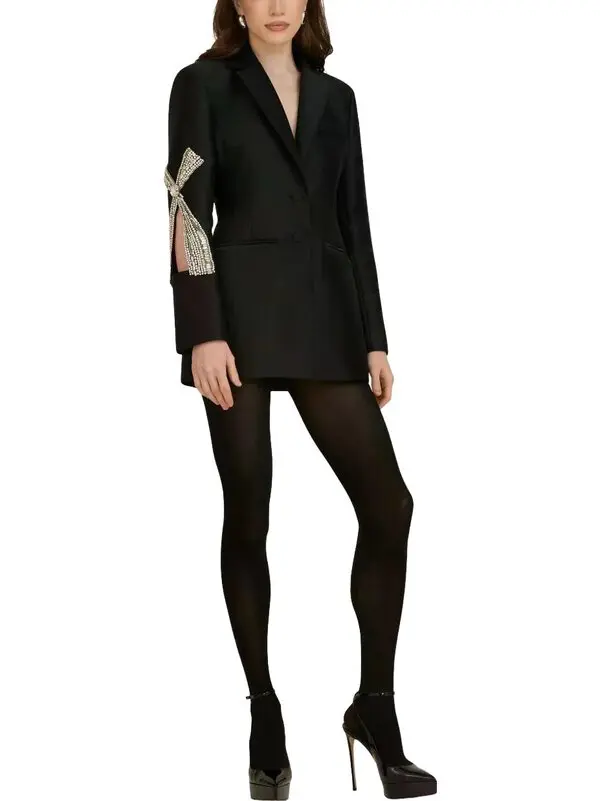 ARAFTU Bow-embellished Blazer - Black