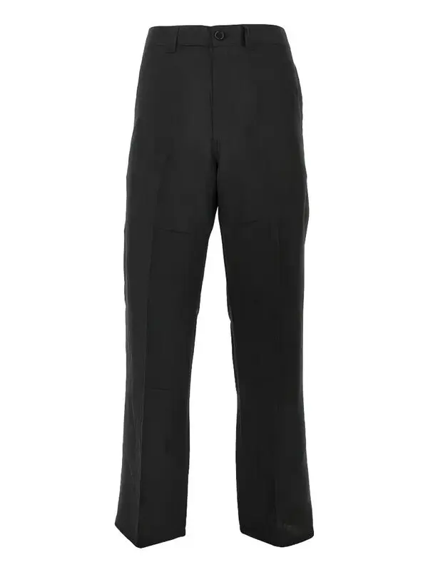 Diesel Panelled Straight Trousers - Black