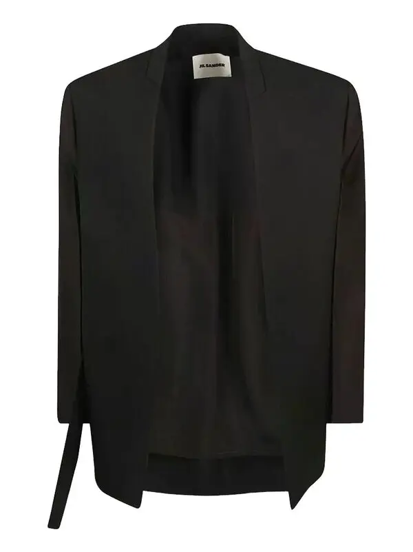 JIL SANDER Belted Jacket - Black