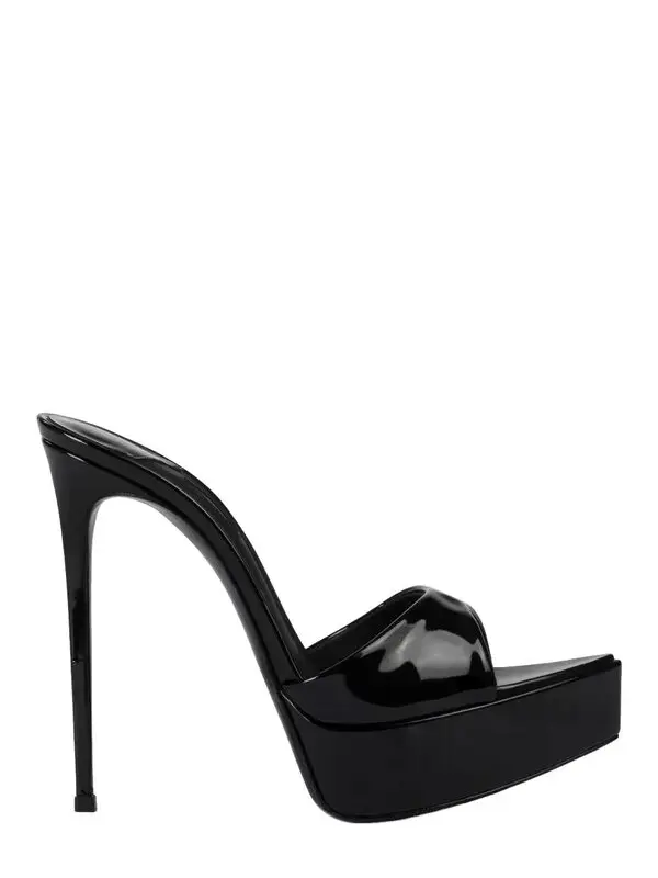 LE SILLA Platform Mules - Black