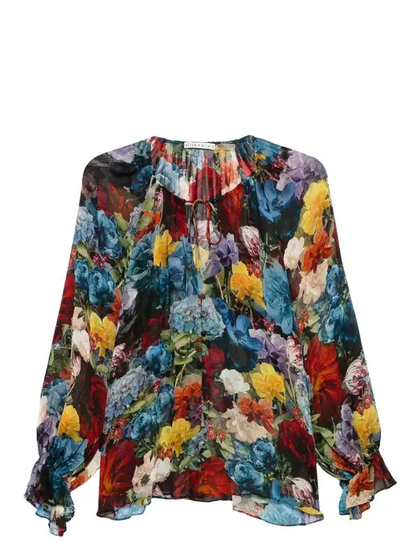 Alice + Olivia Josephine Blouse - Blue