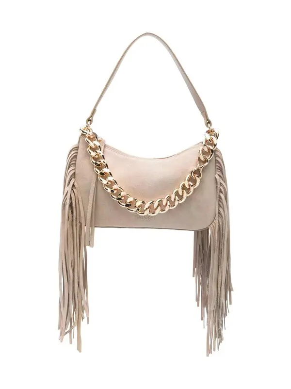 TWINSET Liliane Shoulder Bag - Neutrals