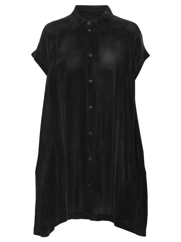 Henrik Vibskov Button Short-sleeved Mini Dress - Black