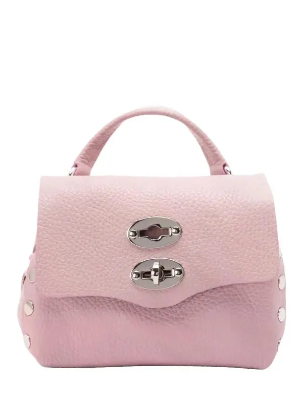 ZANELLATO Baby Postina Stud-embellished Crossbody Bag - Pink