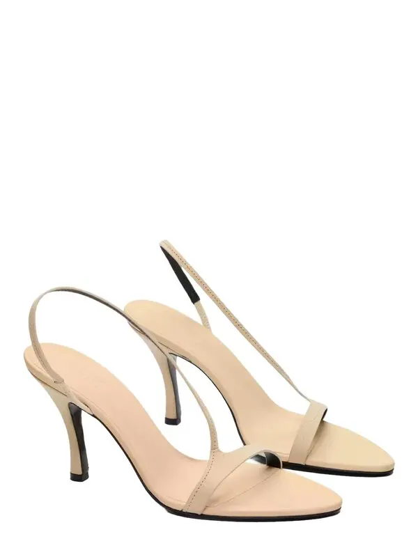 Loulou De Saison Lane Top-strap Heeled Sandals - Neutrals