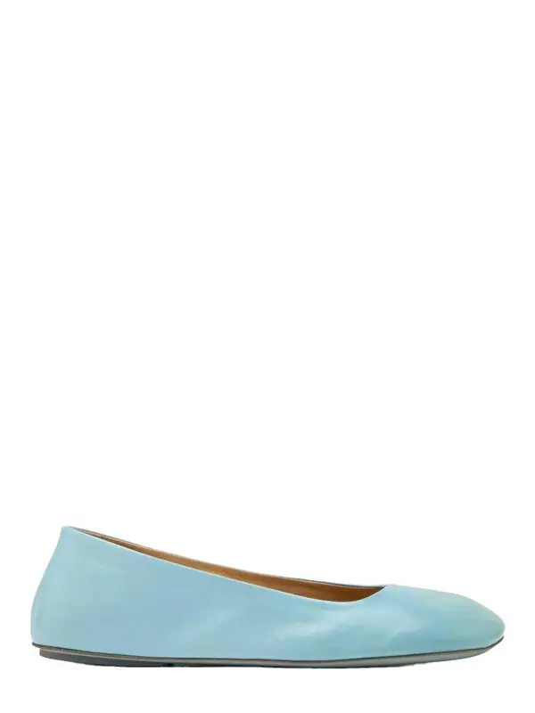 Marsèll Bama Leather Ballet Flats - Blue