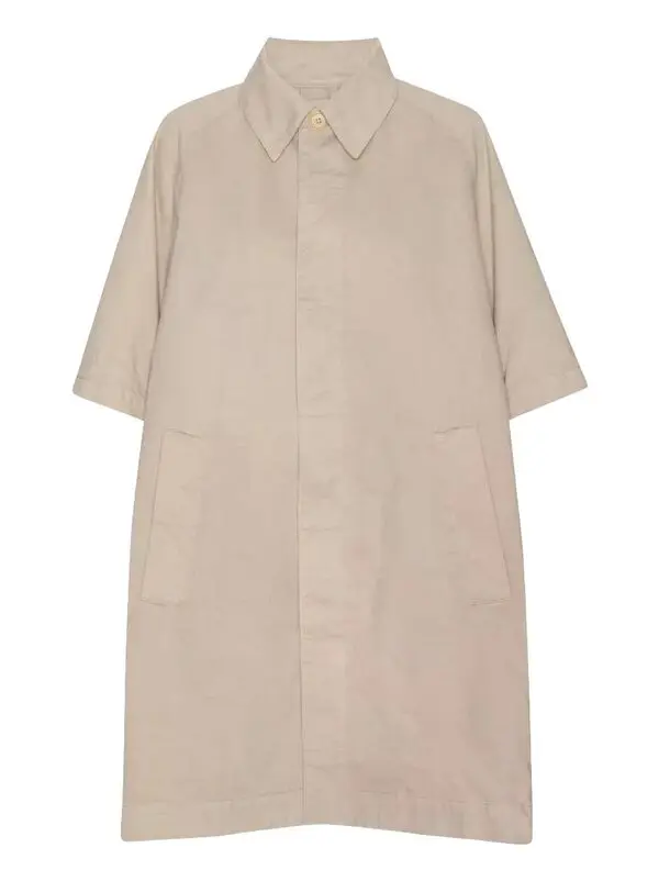 Henrik Vibskov Button Short-sleeve Coat - Neutrals