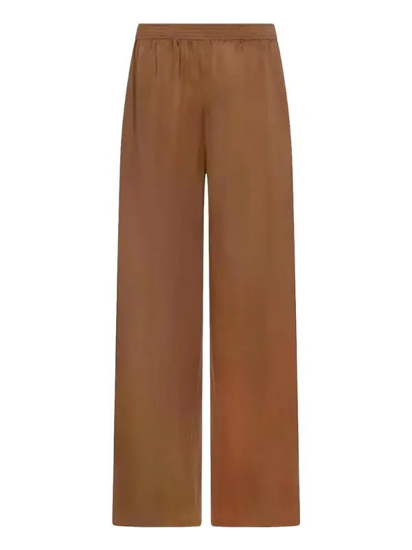 Fabiana Filippi Elasticated Wide Leg Trousers - Brown