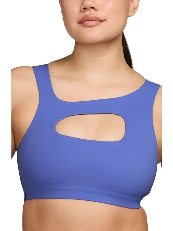 Nike Zenvy Dri-fit Sports Bra - 570 Saphre/white