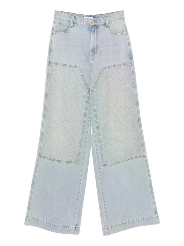 Sandro Rhinestone-embellished Jeans - Blue