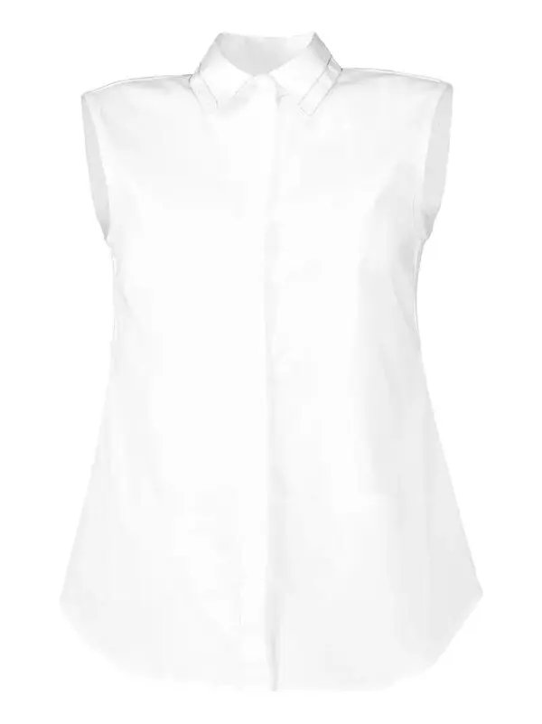 Peserico Sleeveless Shirt - White