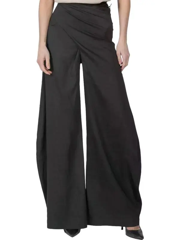 CORTANA Tie-waist Trousers - Grey