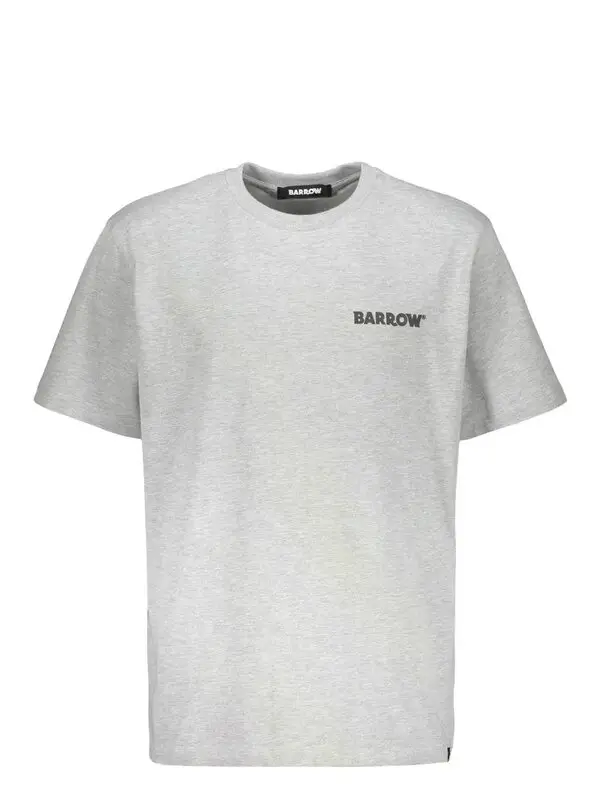BARROW Logo-detail Short-sleeve T-shirt - Grey