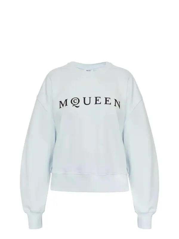Alexander McQueen Logo-print Sweatshirt - Blue