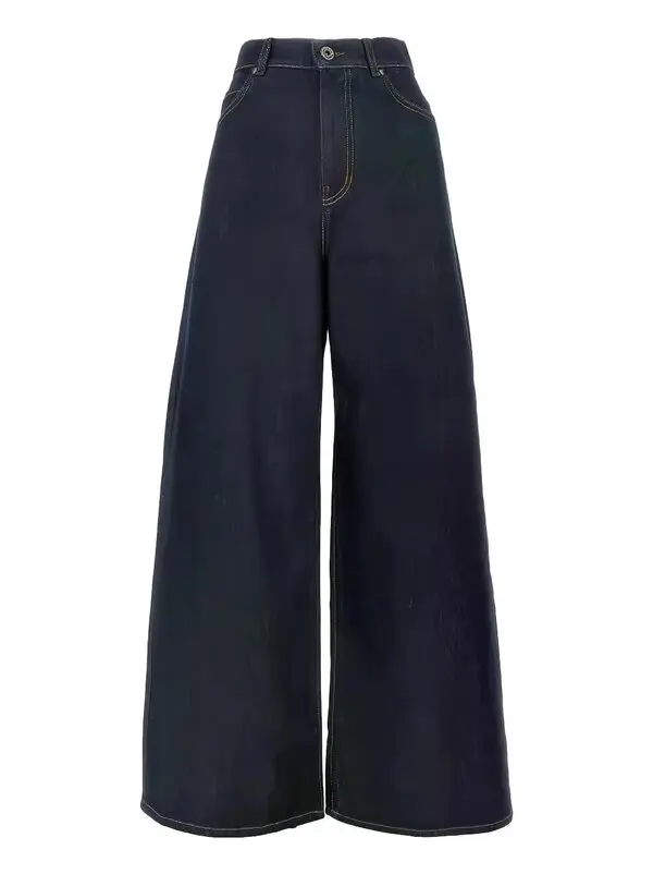 Max Mara Wide Leg Jeans - Blue