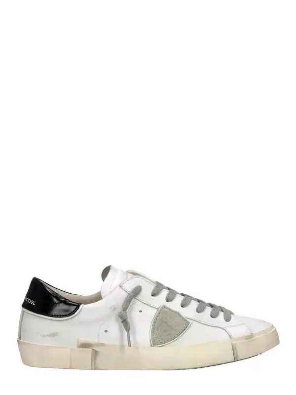Philippe Model Triangle-patch Sneakers - White