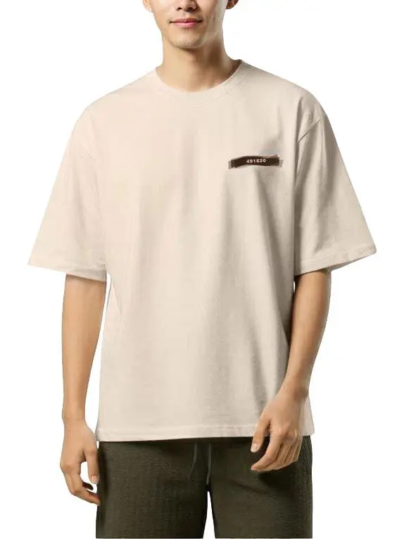 D.RT Hazardous Graphic T-shirt - Beige
